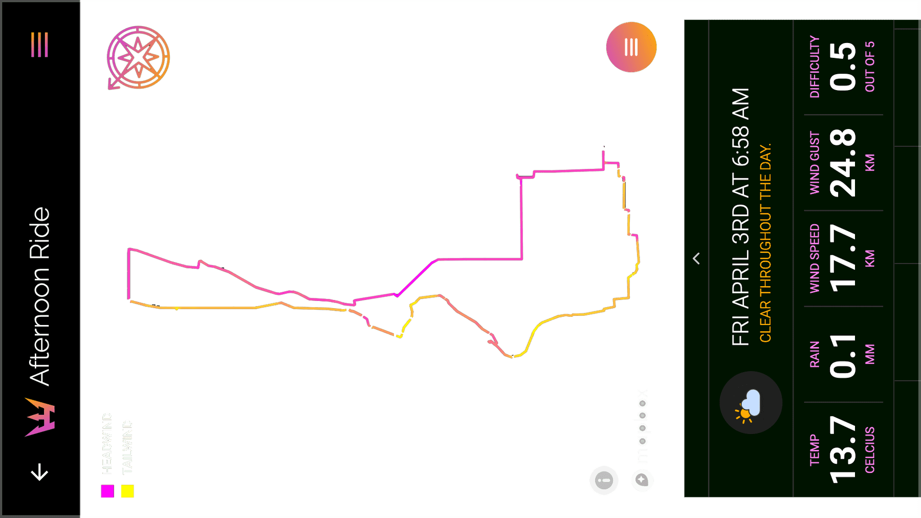 Headwind App | Ride like the wind